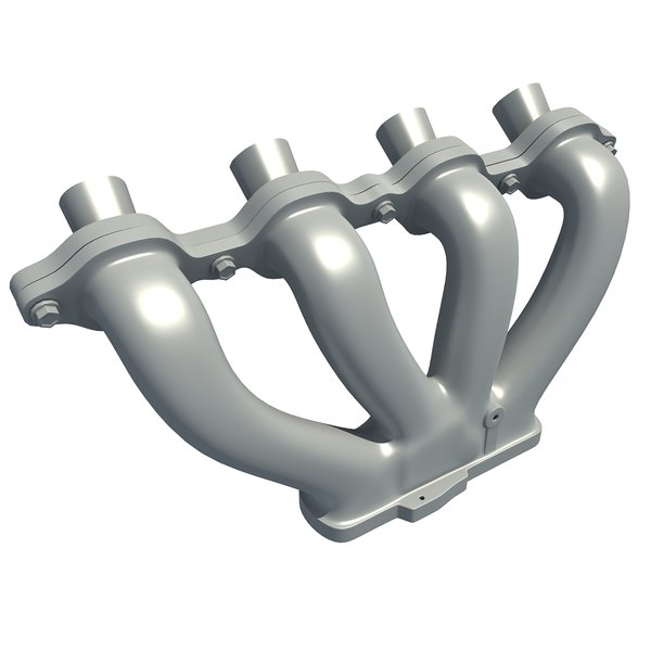 3d model exhaust manifolds