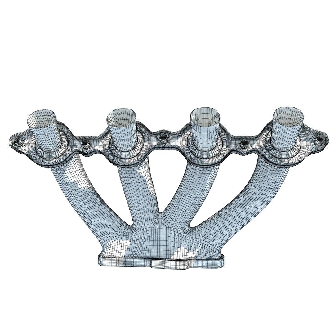 3d Model Exhaust Manifolds