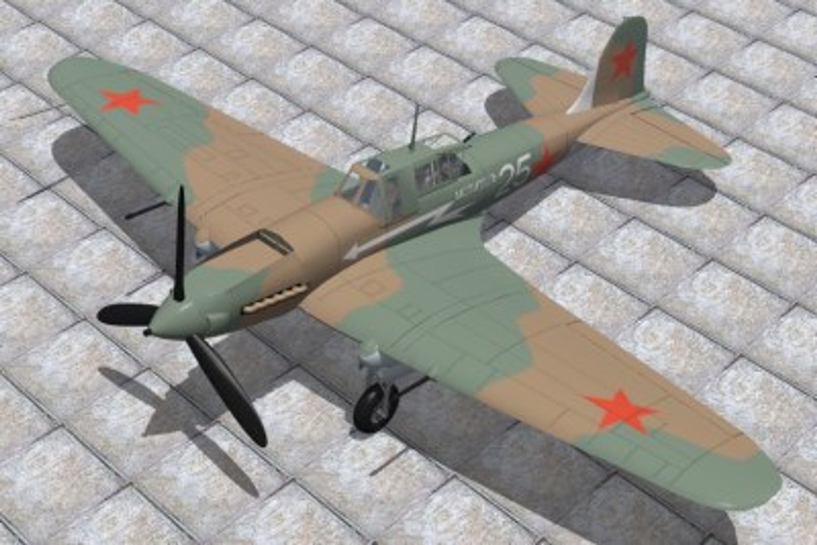 Ilyushin Il2 Hero C4d