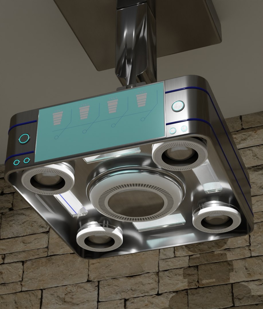 Extractor Cocina 3D Model - TurboSquid 2191564