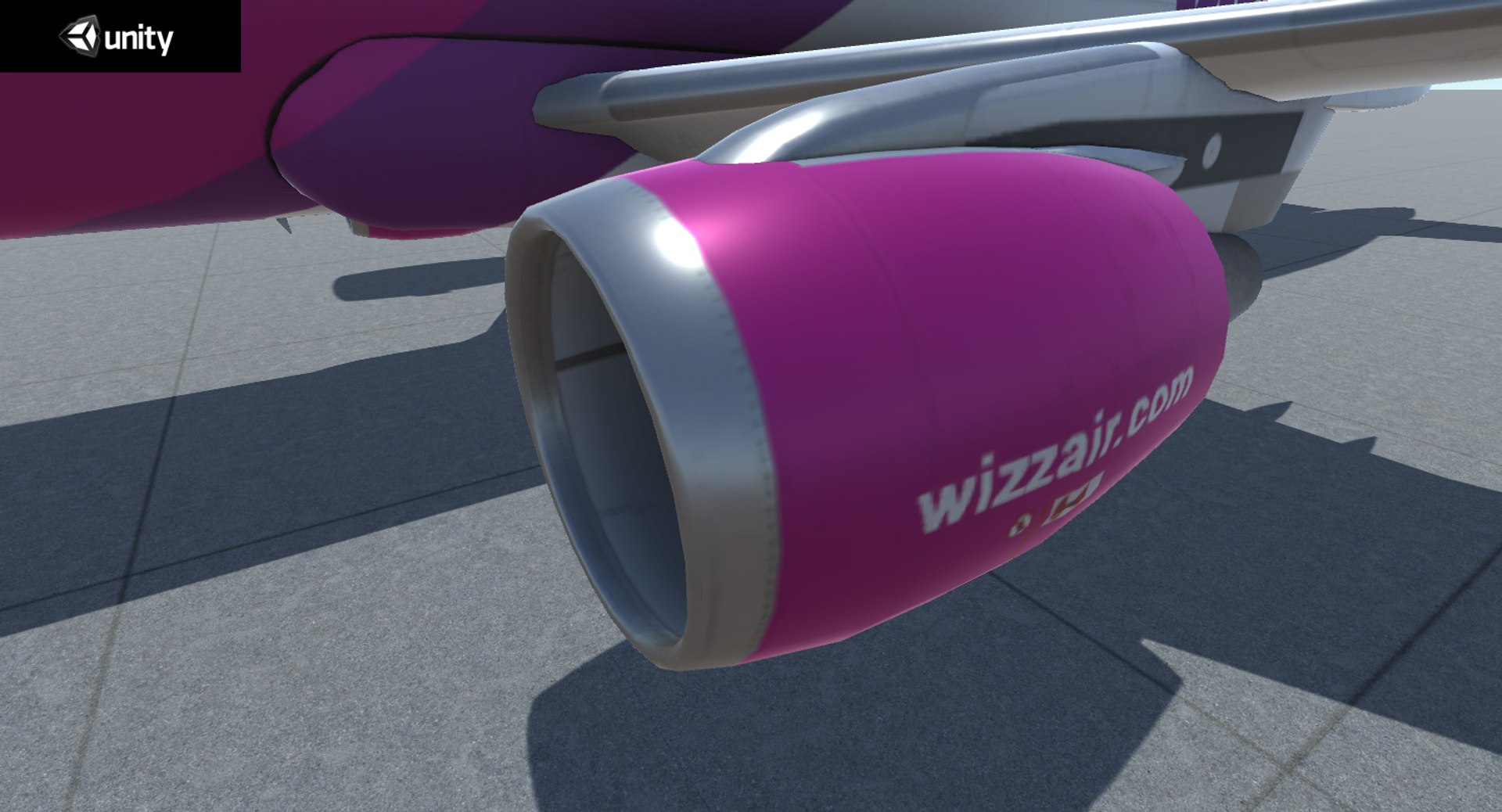3d airbus a320 wizz air model