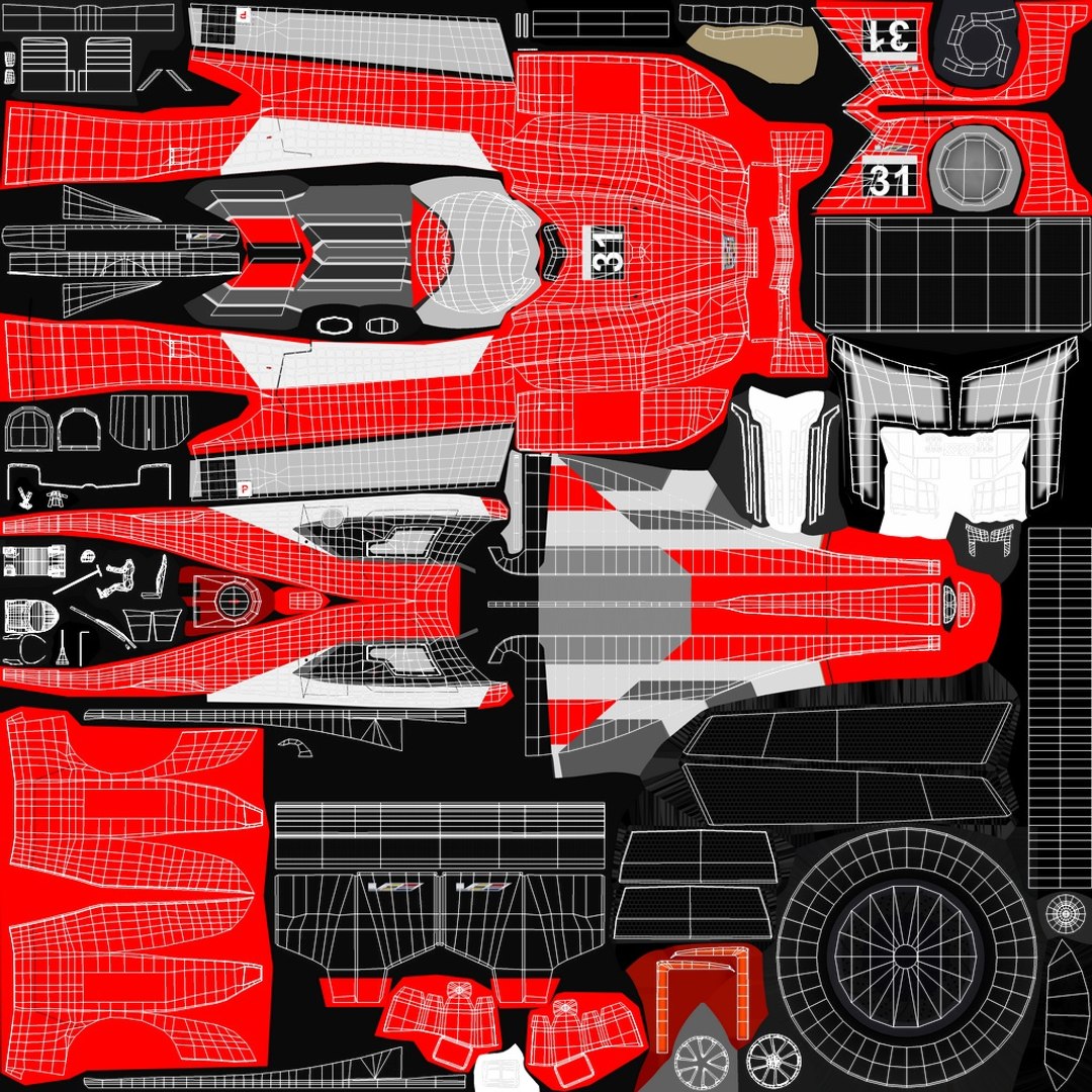 3D race car cadillac imsa model - TurboSquid 1426762