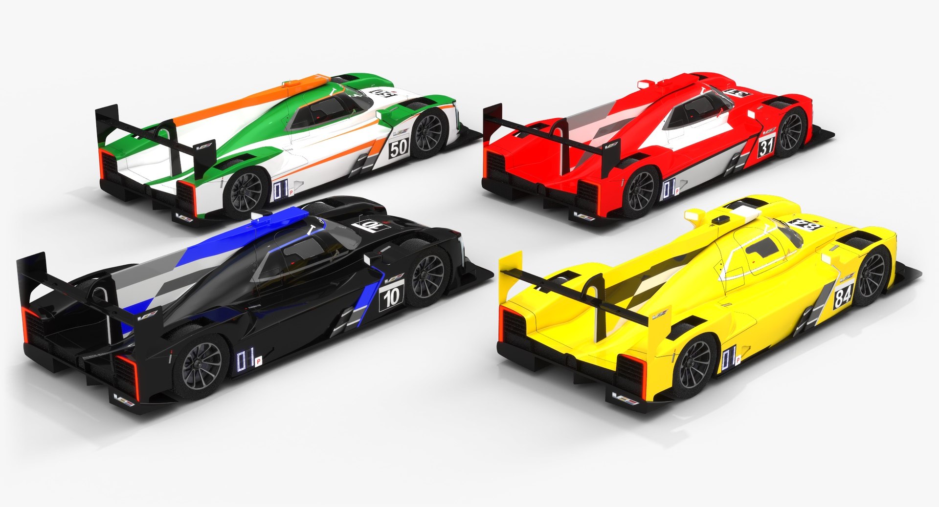 3D Race Car Cadillac Imsa Model - TurboSquid 1426762