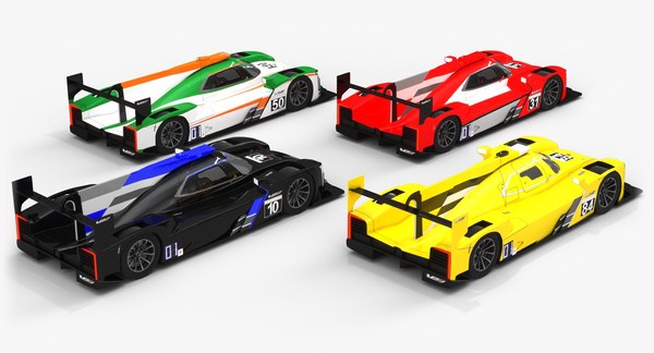 캐딜락 IMSA LMP1 시즌 2019 레이스 카 컬렉션 3D 모델 - TurboSquid 1426762
