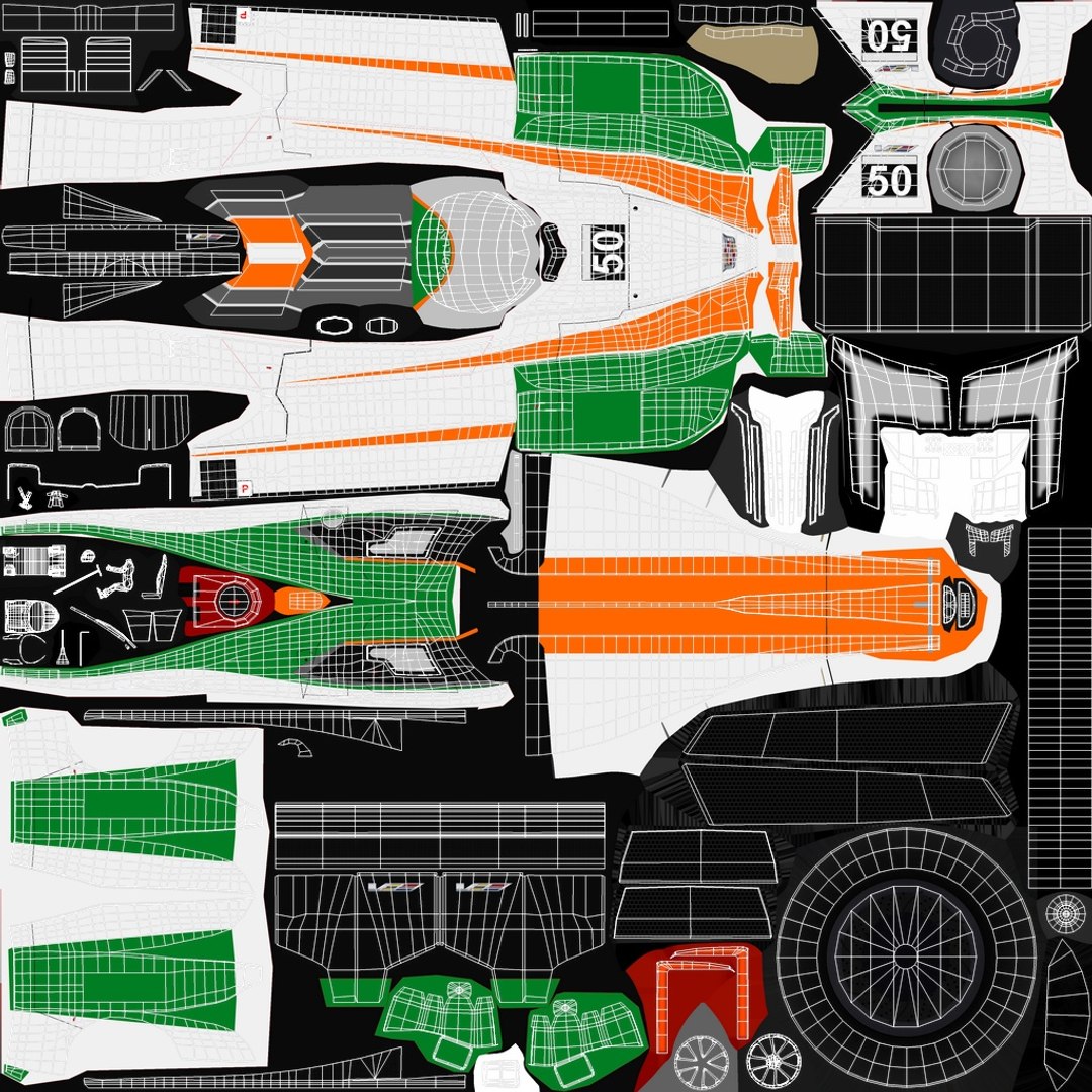 3D race car cadillac imsa model - TurboSquid 1426762