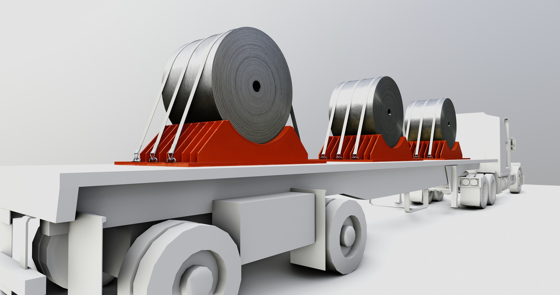 CARGO MODELS FOR TRUCK TRAILER-Roll Sheet Type-1 3D Model - TurboSquid ...