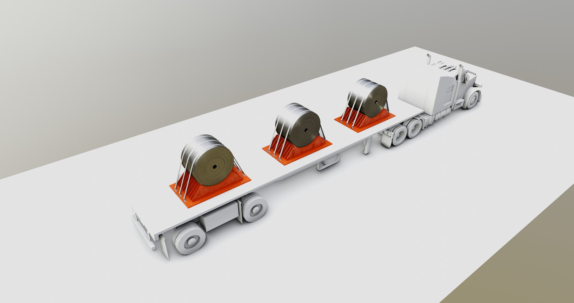 CARGO MODELS FOR TRUCK TRAILER-Roll Sheet Type-1 3D Model - TurboSquid ...