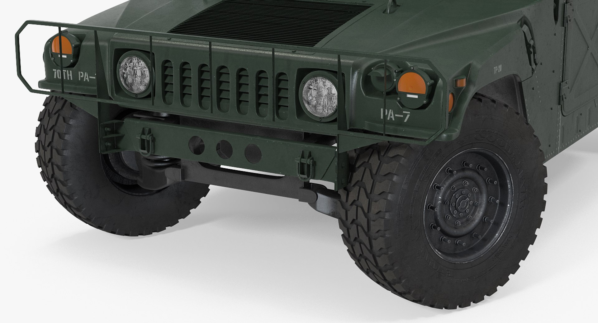 Hmmwv M998 Rigged 3d Model