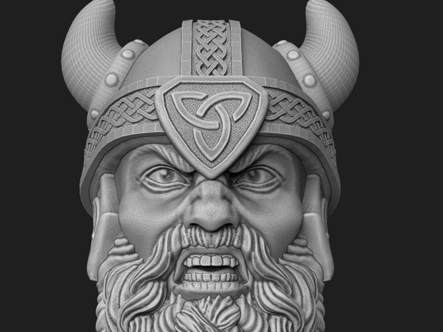 Viking Head 3D Model - TurboSquid 1981900