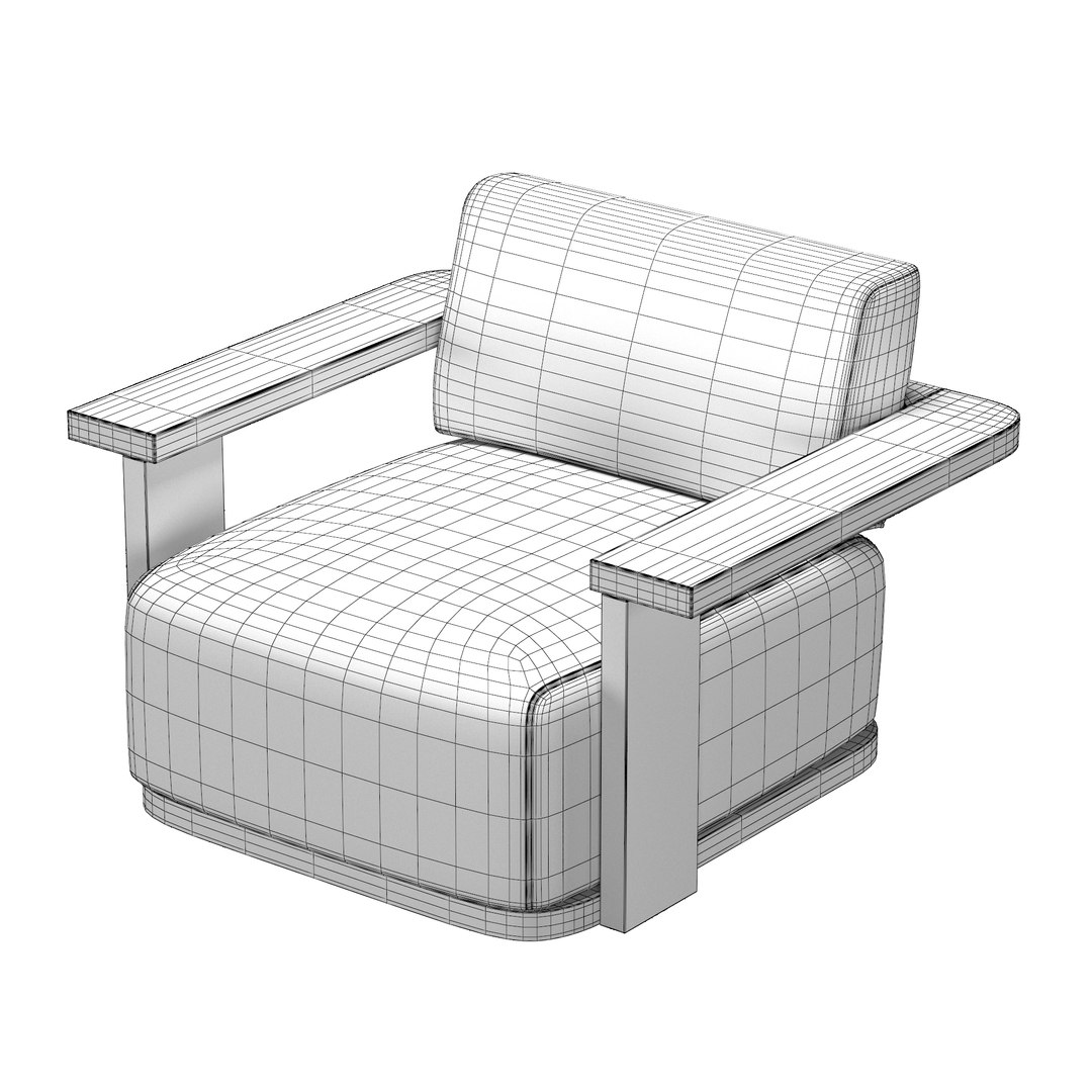 3D TAVIRA LOUNGE CHAIR WITH CUSHION INSERTS - TurboSquid 1941149