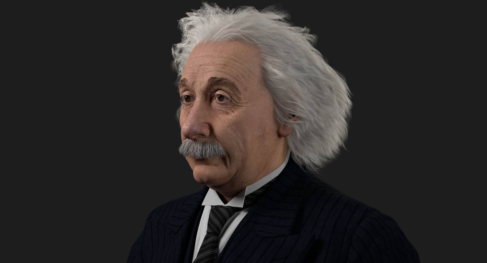 Albert Einstein 3D Model - TurboSquid 1207638