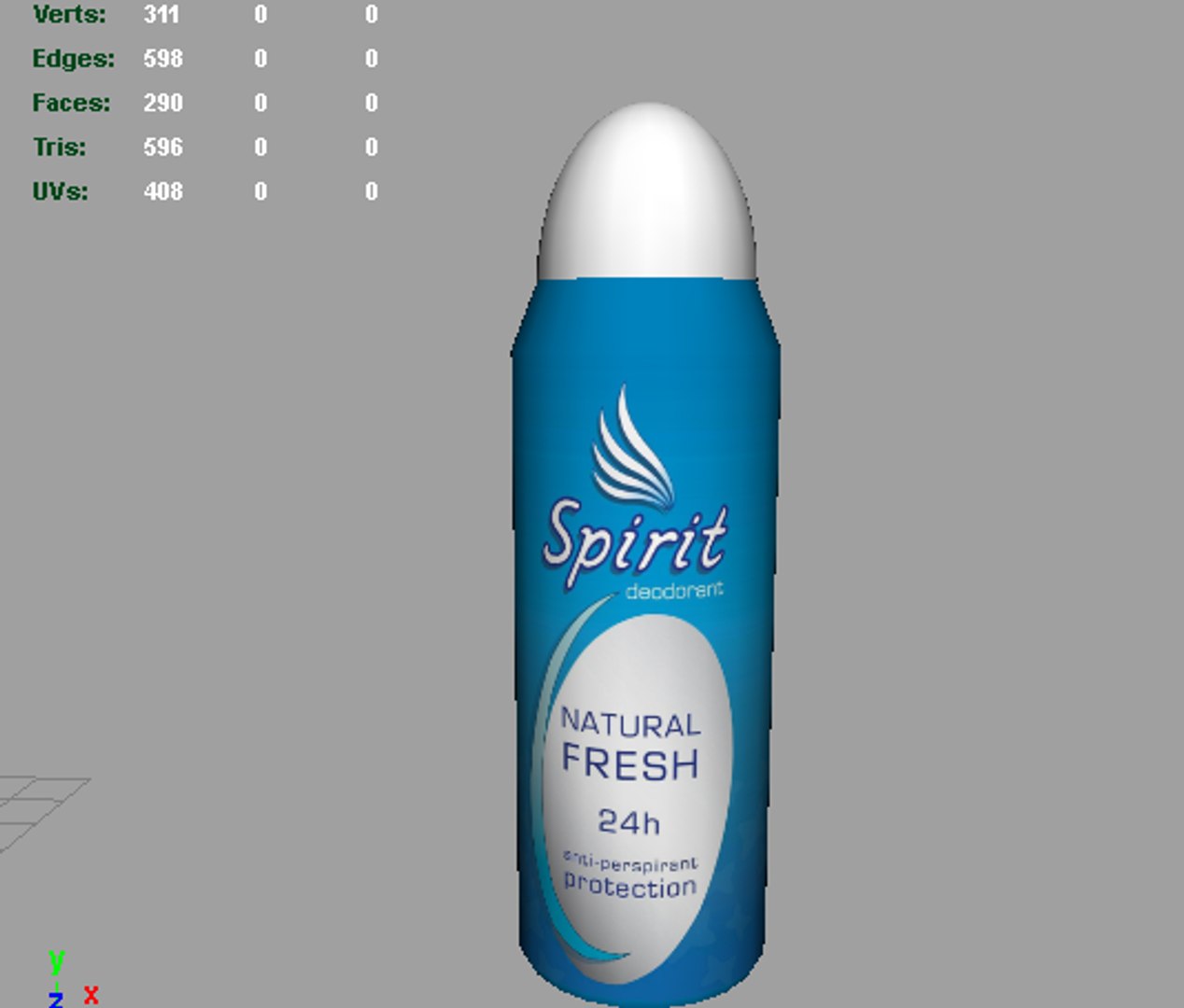 3d Model Deodorant Spray