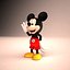 3d Model Of Mickey Mouse Rigged