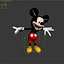 3d Model Of Mickey Mouse Rigged