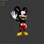3d Model Of Mickey Mouse Rigged