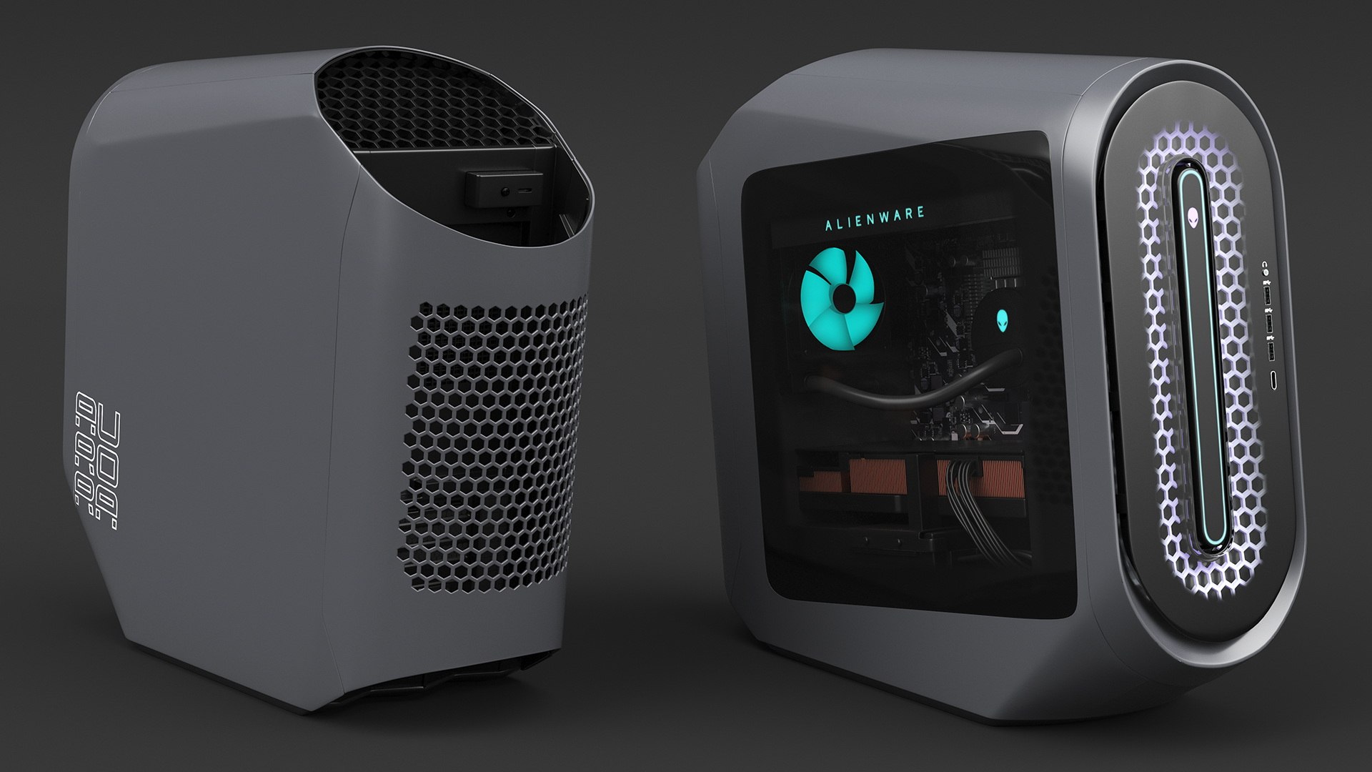 3D Gaming Desktop Alienware Aurora Black model - TurboSquid 2137129