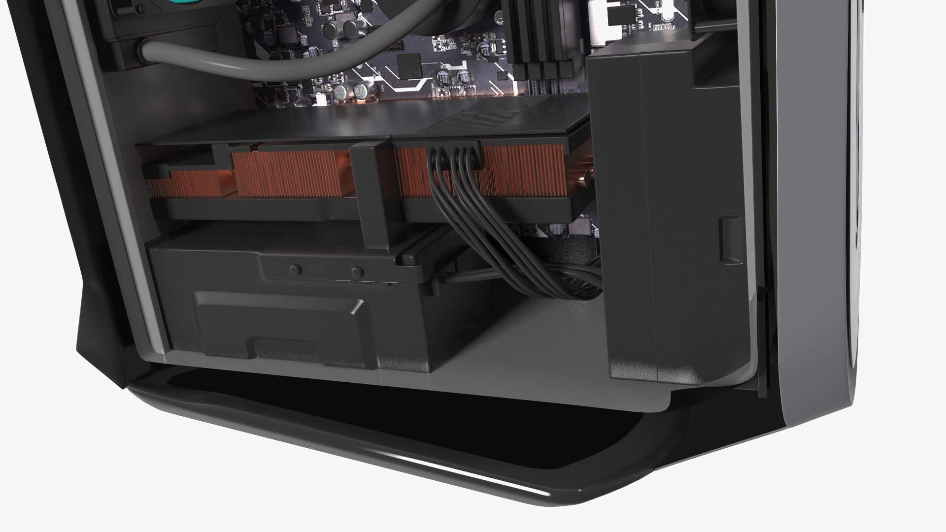 3D Gaming Desktop Alienware Aurora Black model - TurboSquid 2137129