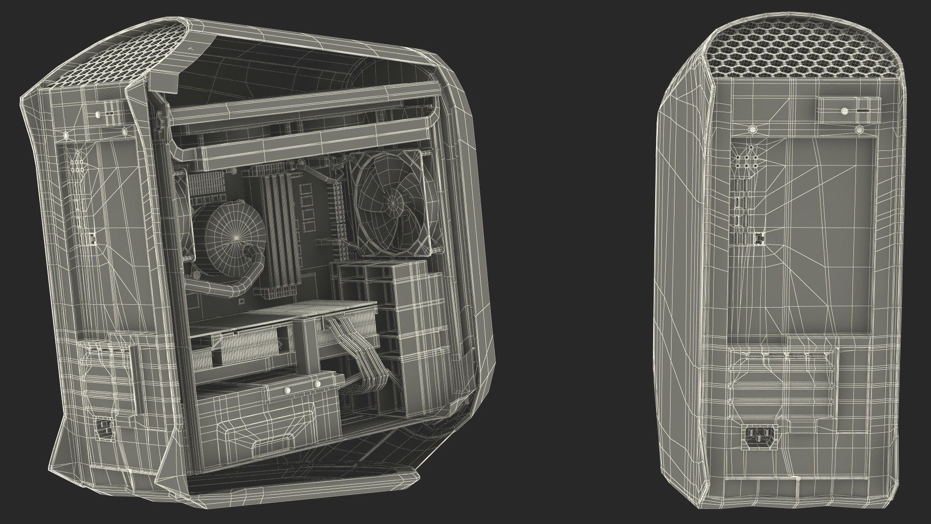 3D Gaming Desktop Alienware Aurora Black Model - TurboSquid 2137129