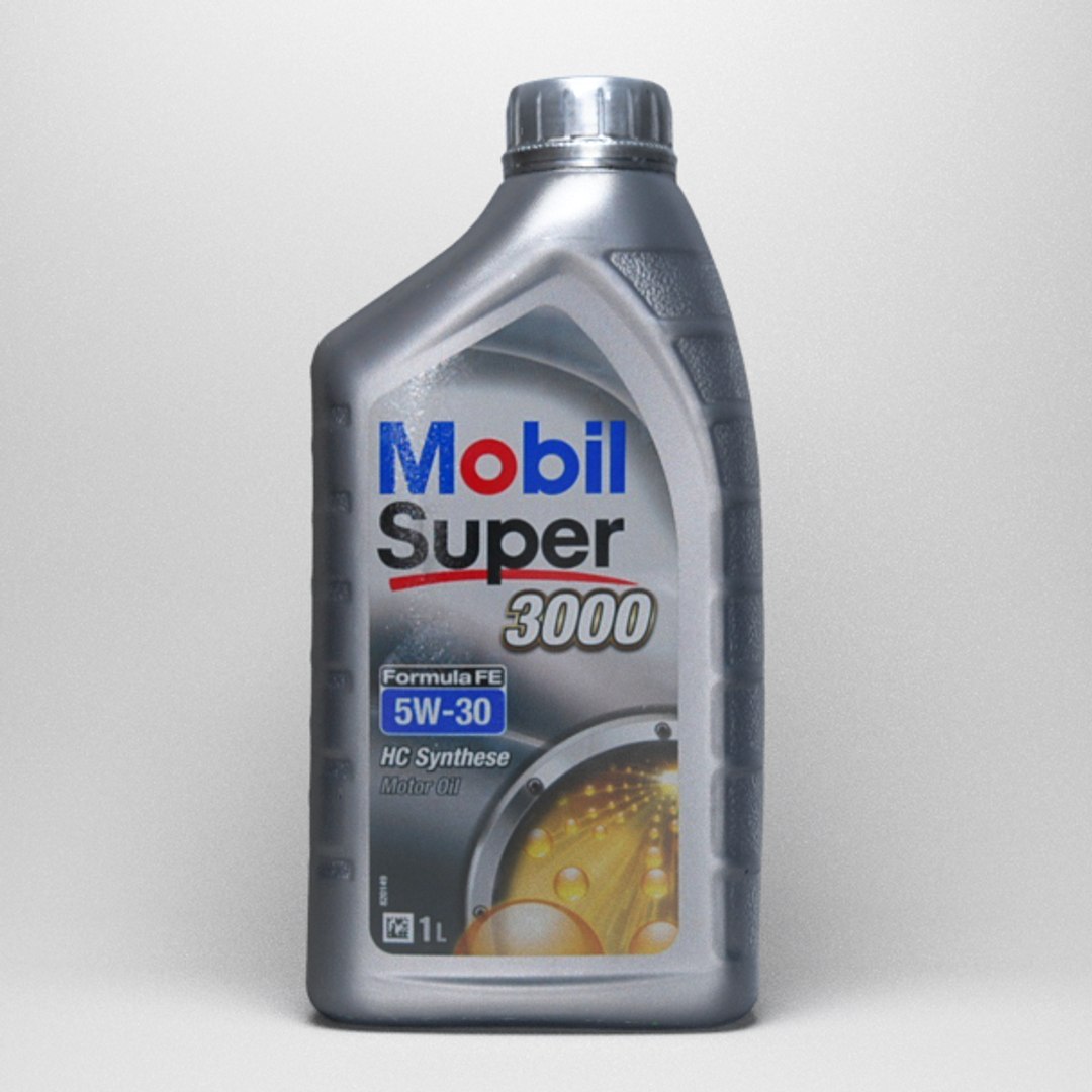 3d 3ds Mobil Super 3000 Bottle