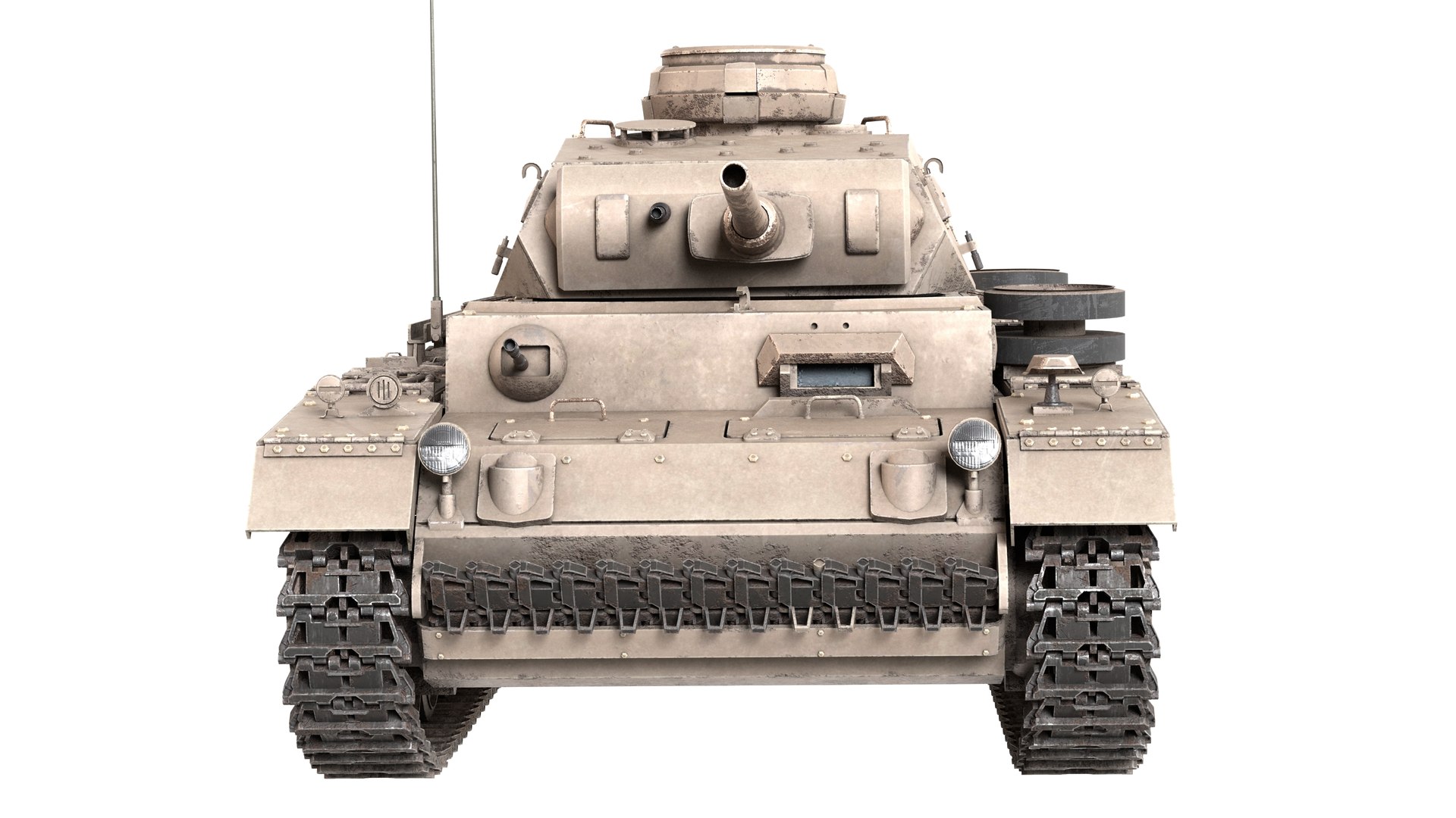3D German Panzer III Tank - TurboSquid 2268554