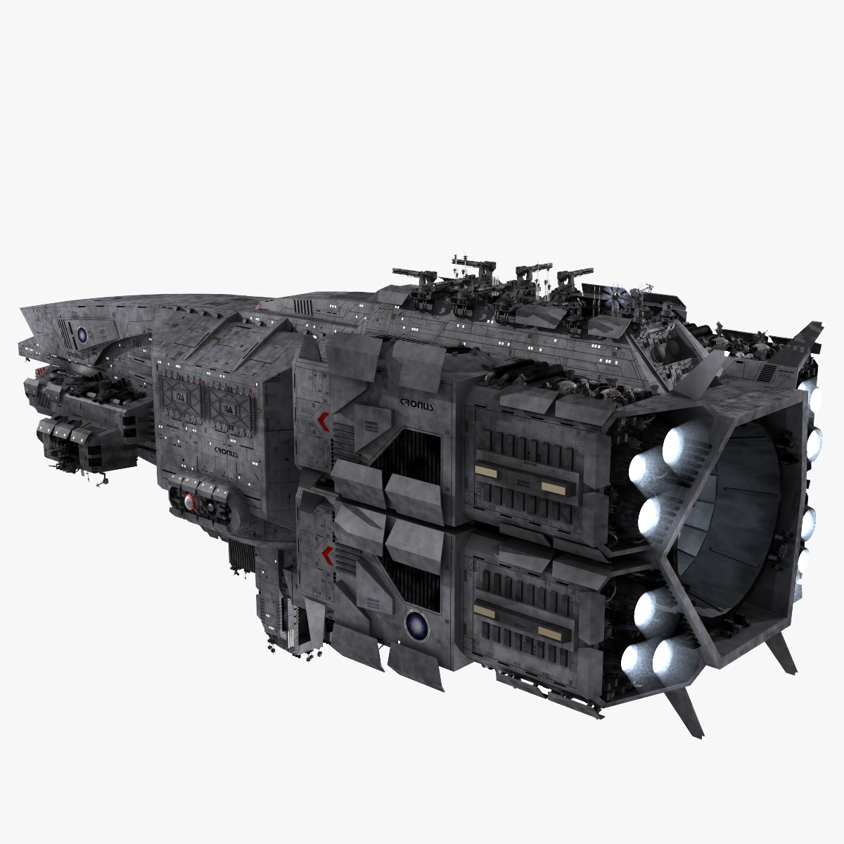 titan destroyer turrets 3d model