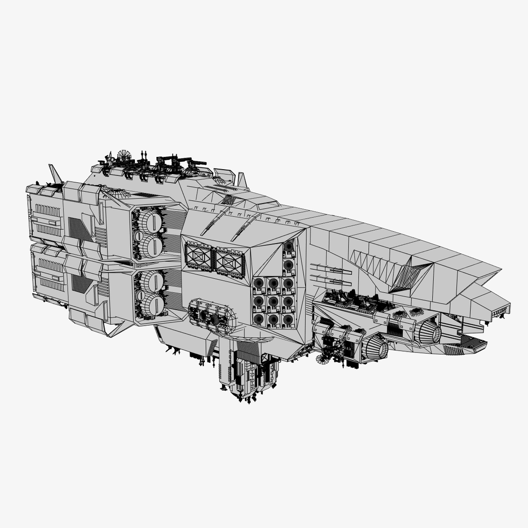 titan destroyer turrets 3d model