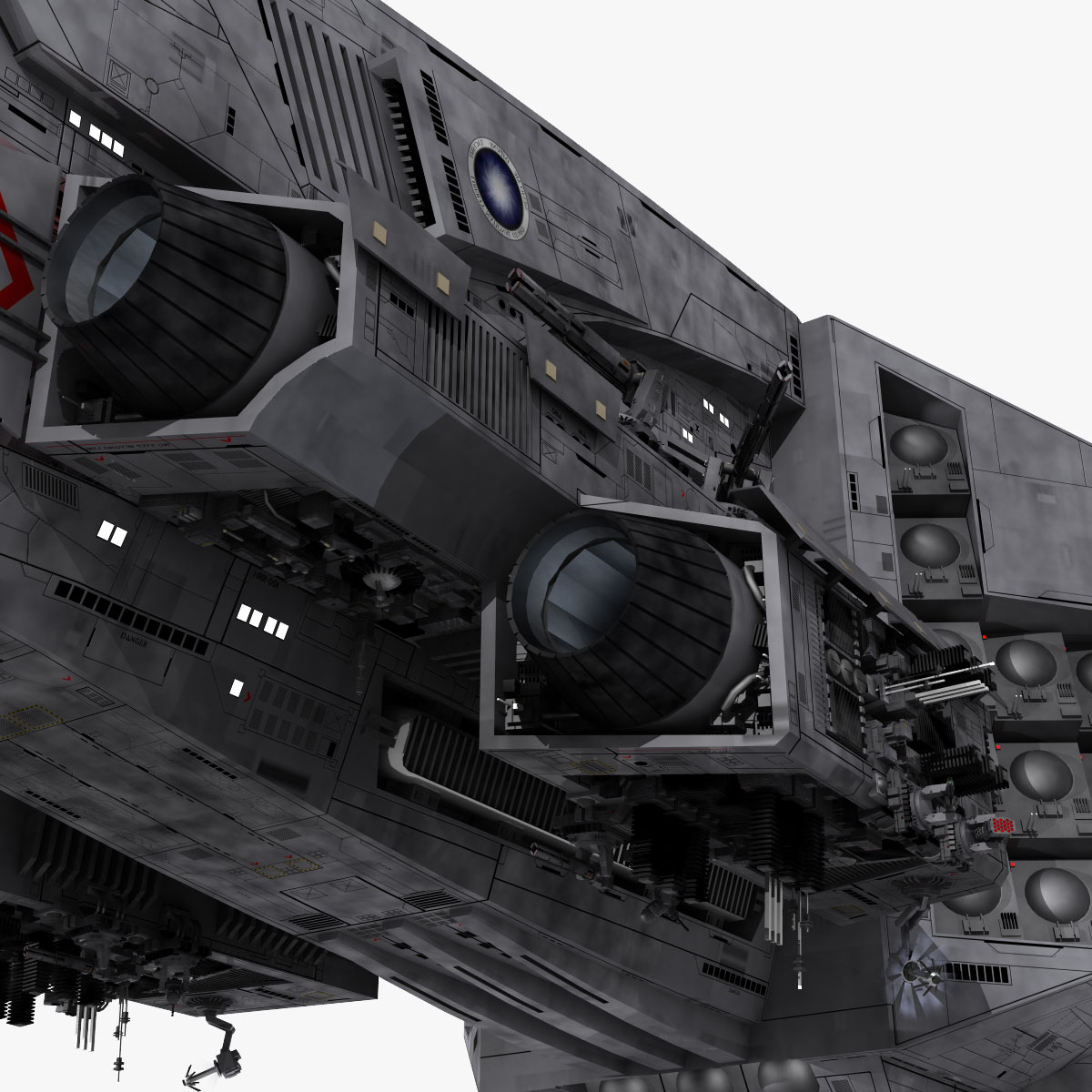 titan destroyer turrets 3d model