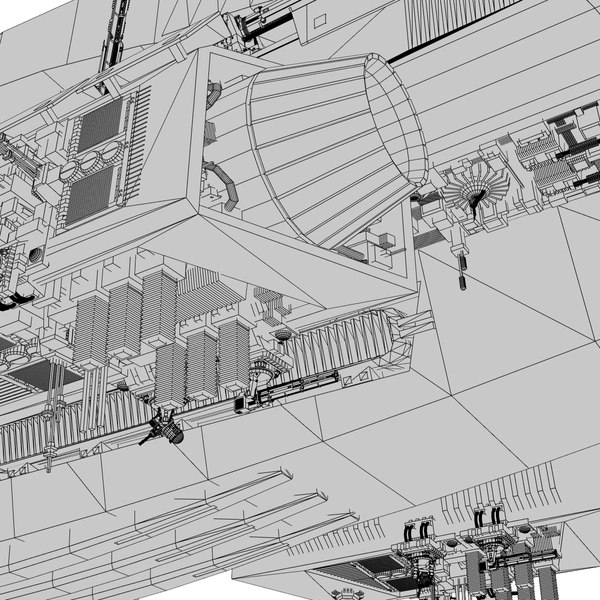 titan destroyer turrets 3d model