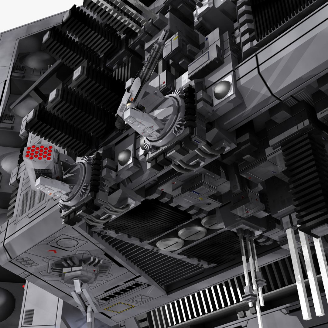 Titan Destroyer Turrets 3d Model