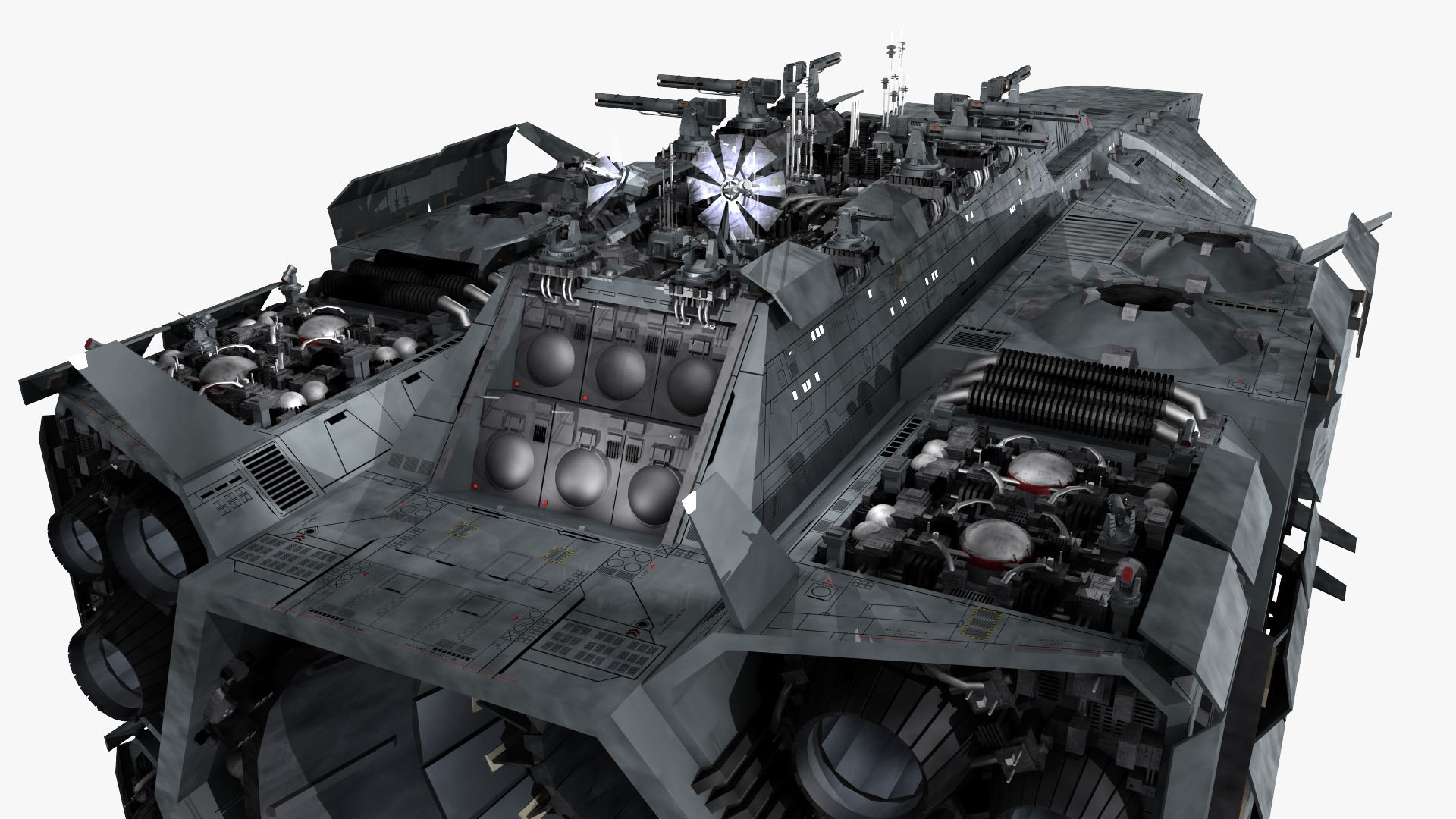 titan destroyer turrets 3d model