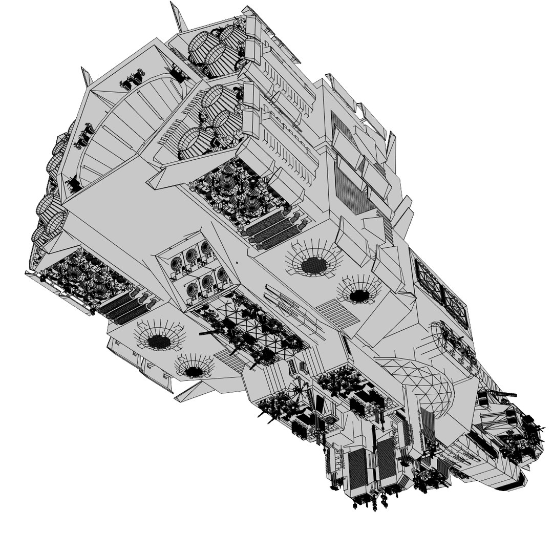 titan destroyer turrets 3d model