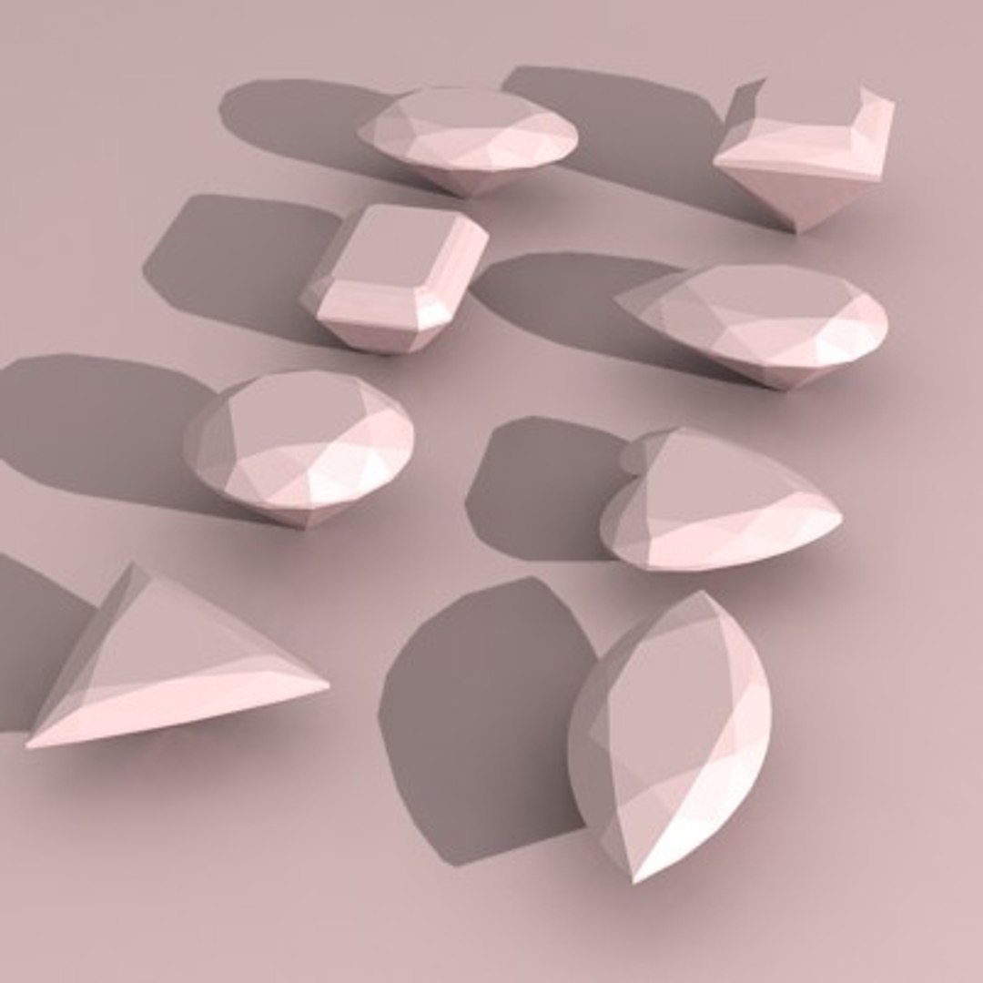 Cut Diamond 3d Model