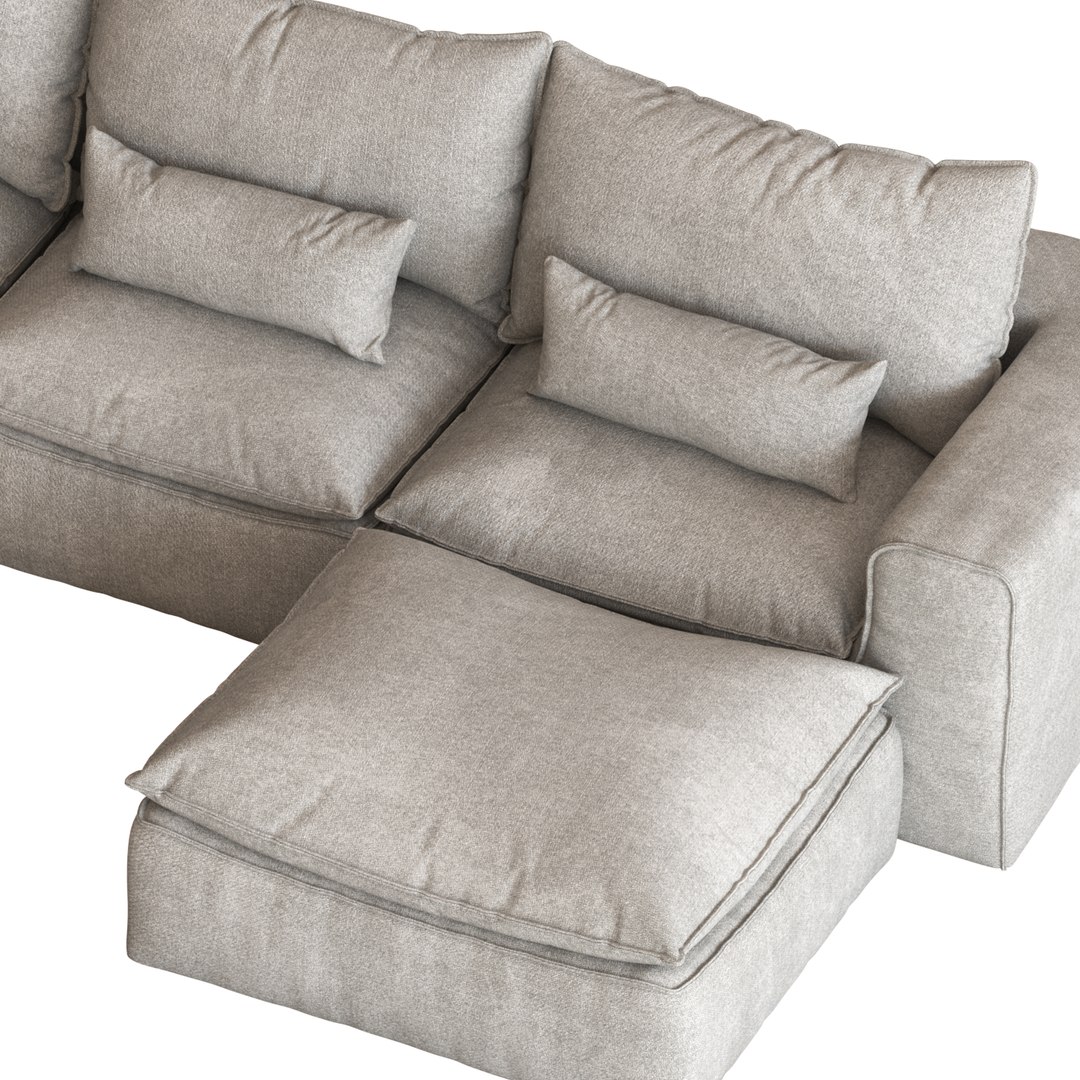 3D Globewest Orlando Slouch Sofa - TurboSquid 2184566