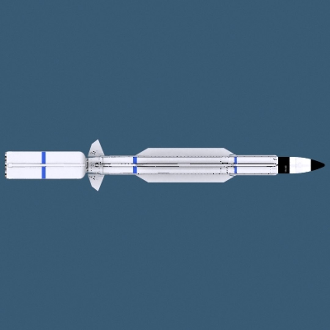rim-161 sm-3 missile 3d model