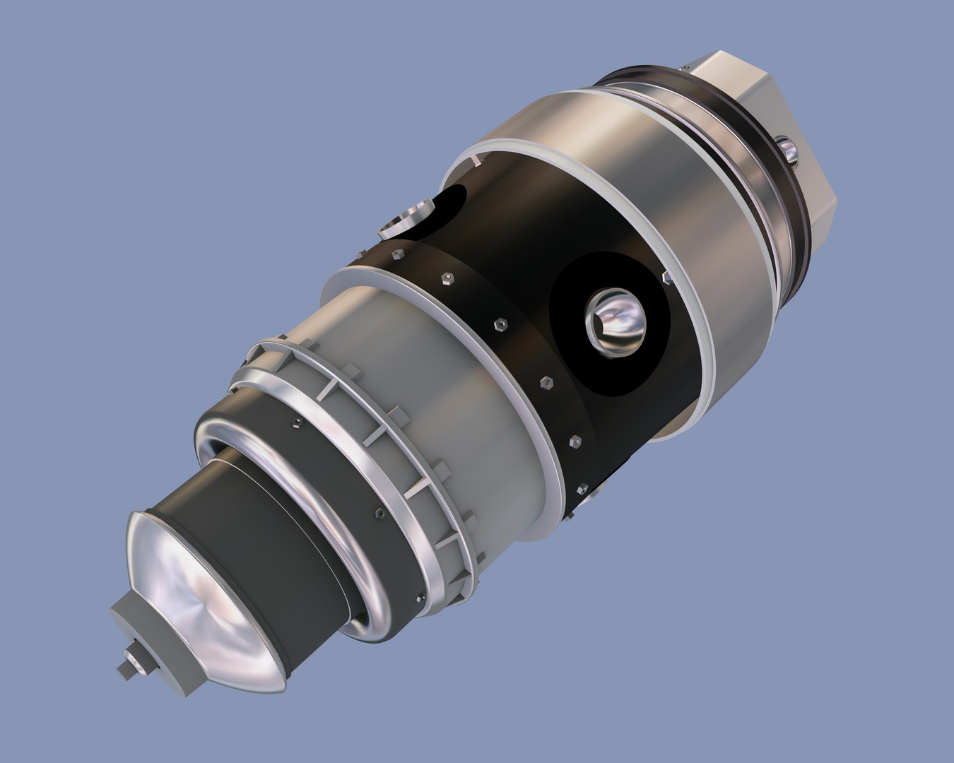 Rim-161 Sm-3 Missile 3d Model