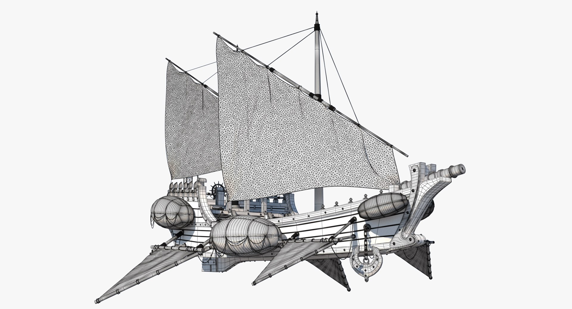 Flying Ship Model - TurboSquid 1386789