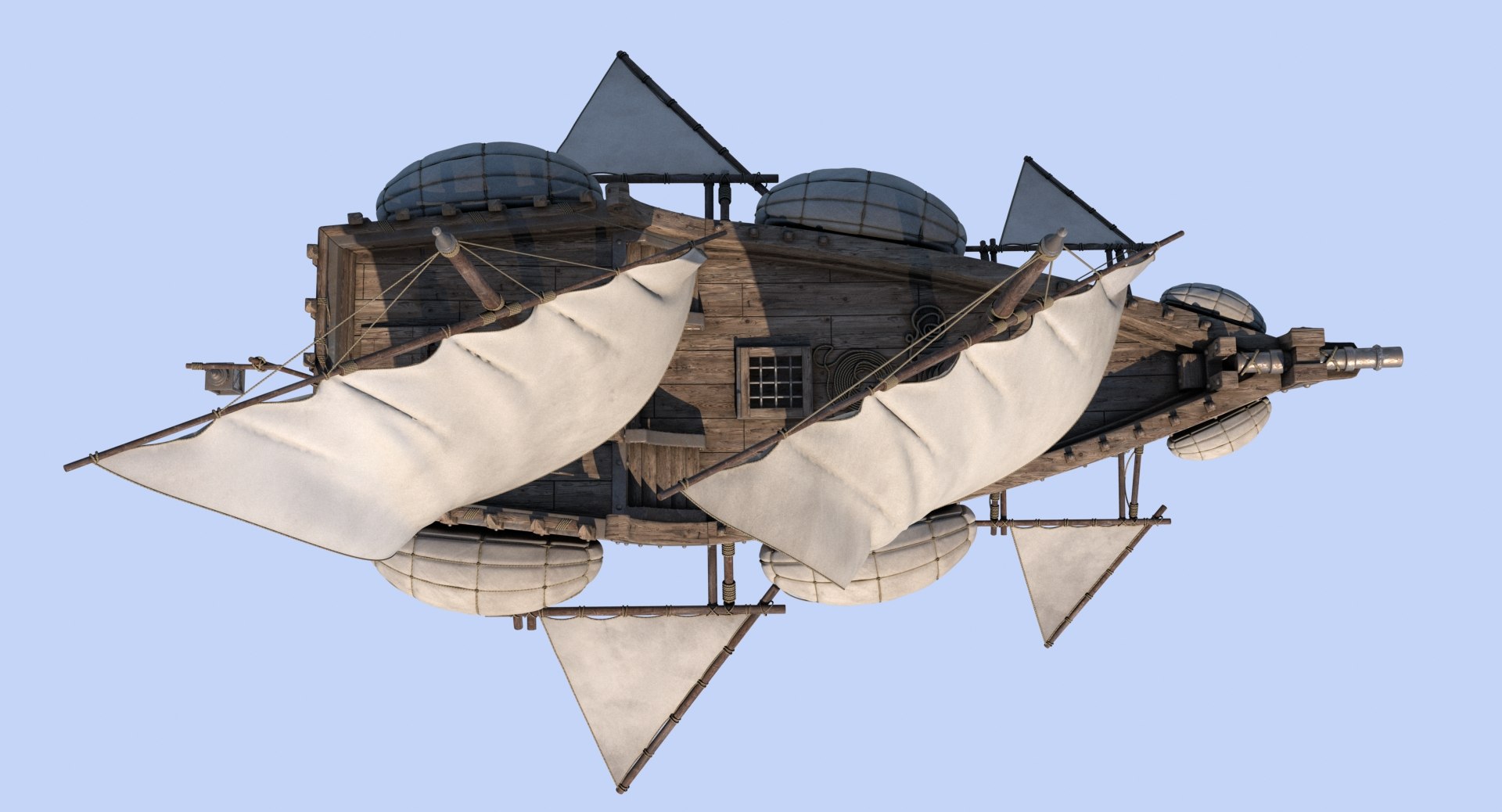 Flying Ship Model - TurboSquid 1386789
