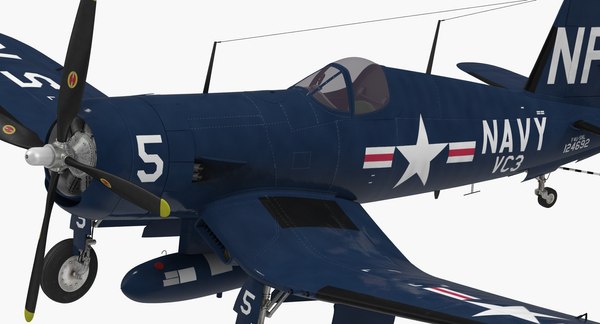 3d navy fighter f4u 5nl