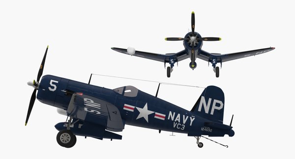 3d navy fighter f4u 5nl