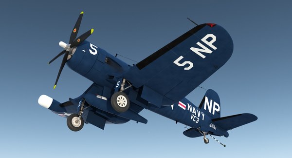 3d navy fighter f4u 5nl