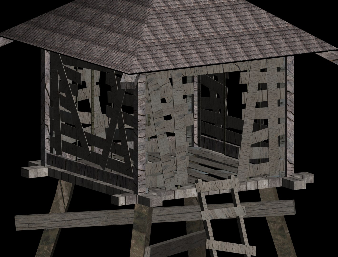 Army Tower Count 3d Max