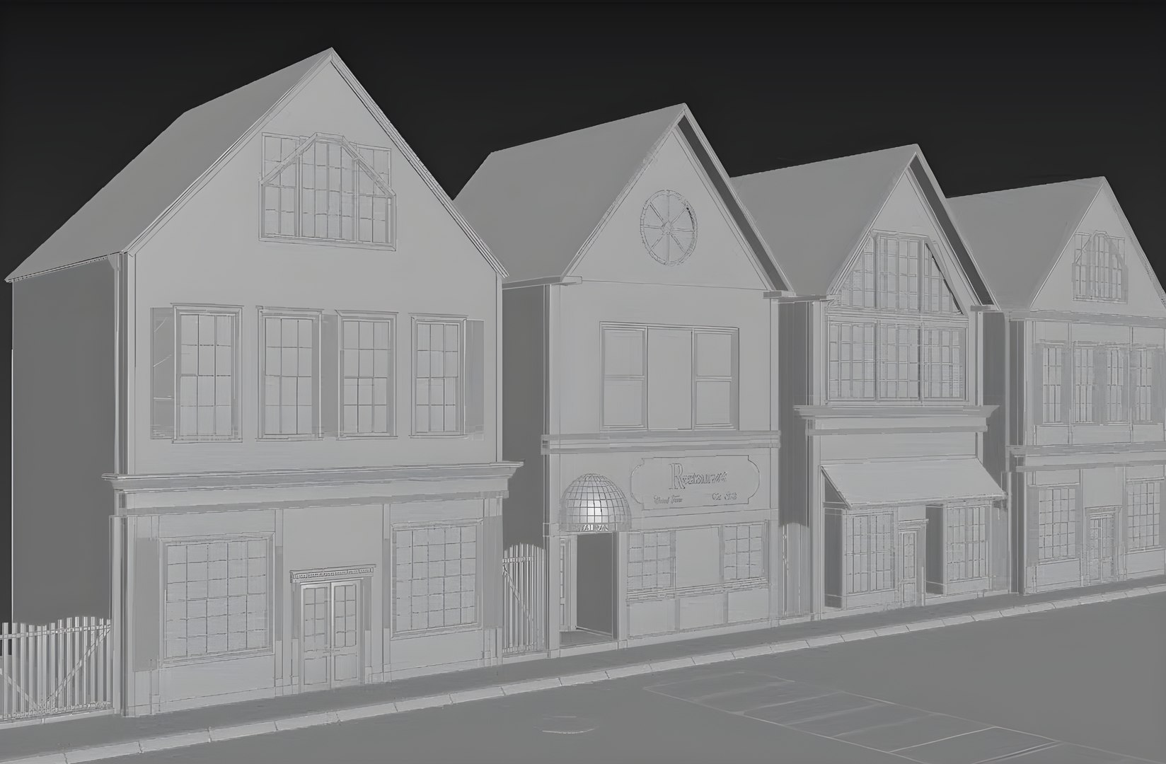 Realistic Buildings model - TurboSquid 2068154