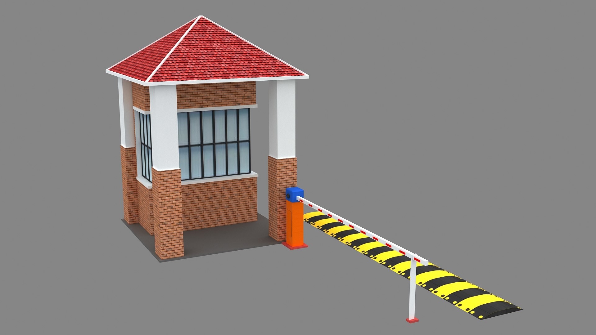Security Gate 3D Model - TurboSquid 2382204