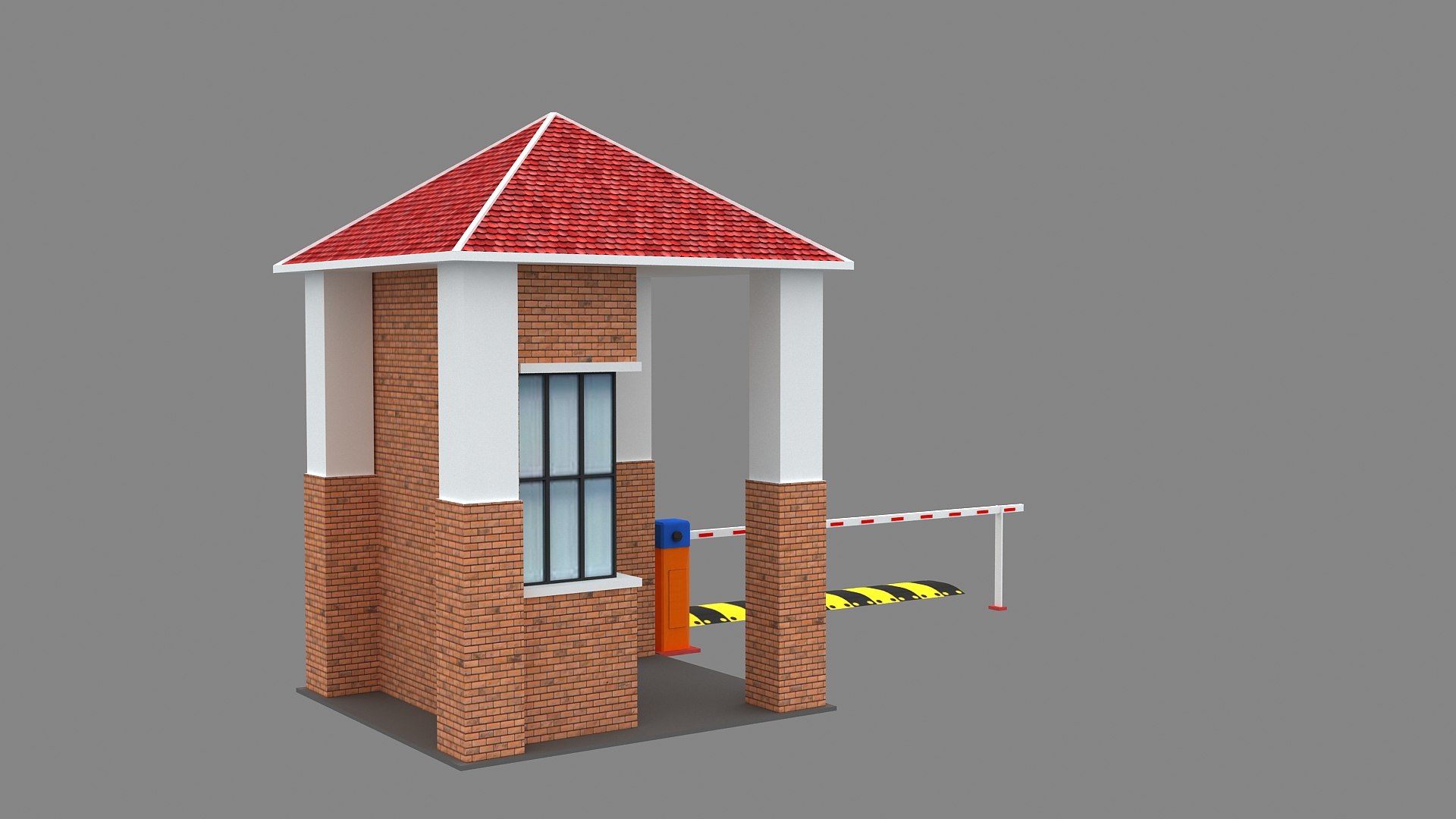 Security Gate 3D Model - TurboSquid 2382204