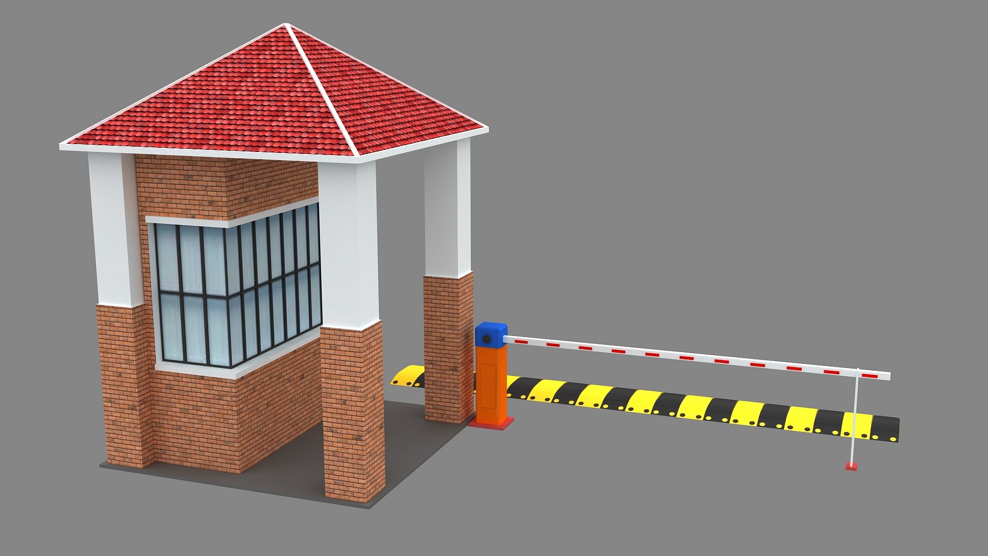 Security Gate 3D Model - TurboSquid 2382204