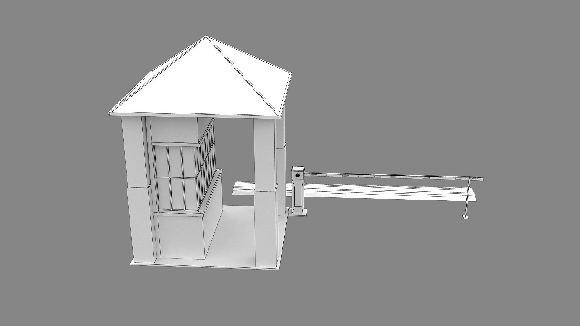 Security Gate 3D Model - TurboSquid 2382204