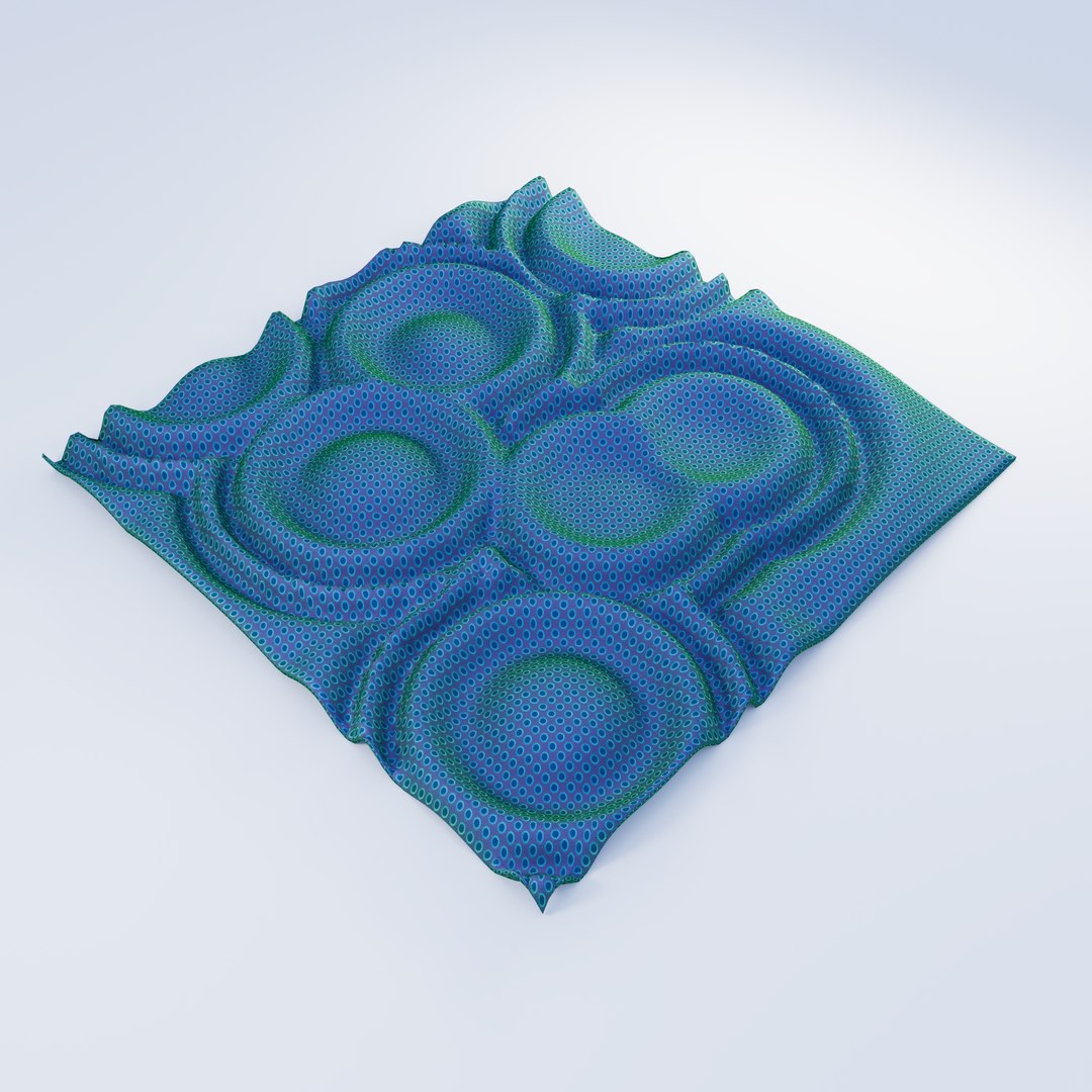 3D Acoustic Diffusor Parametric Wall Panel 02 - TurboSquid 2079370