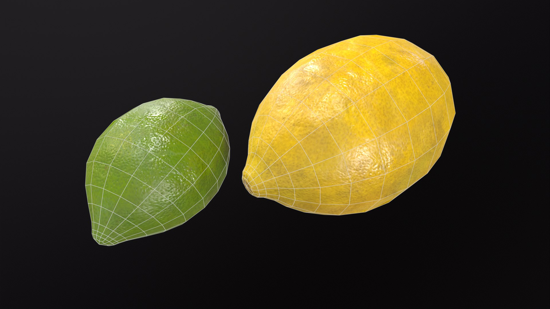 3D model Lemon and Lime - TurboSquid 2175280