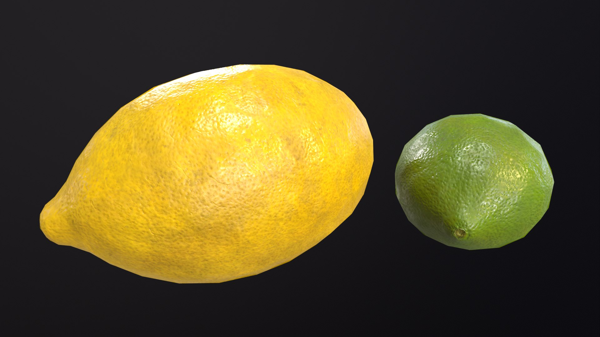 3D model Lemon and Lime - TurboSquid 2175280