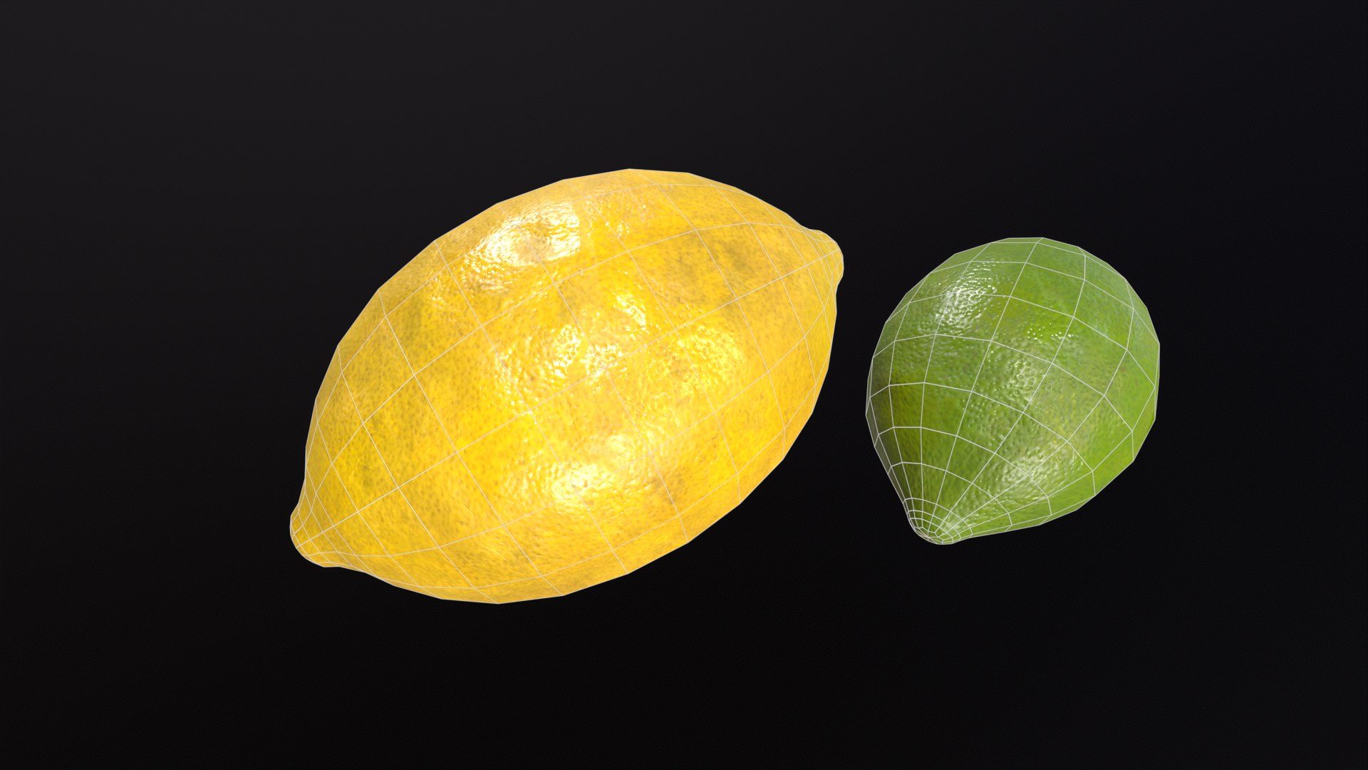 3D model Lemon and Lime - TurboSquid 2175280